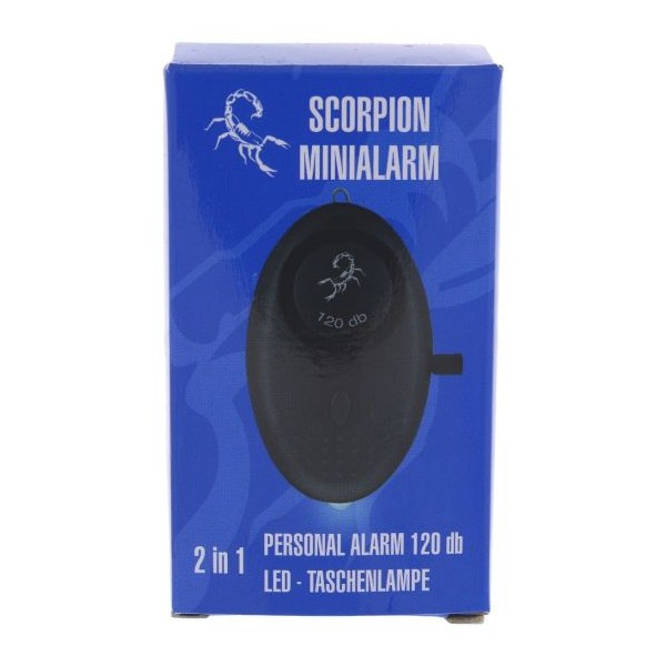 Alarma personal Scorpion Mini de 120 dB